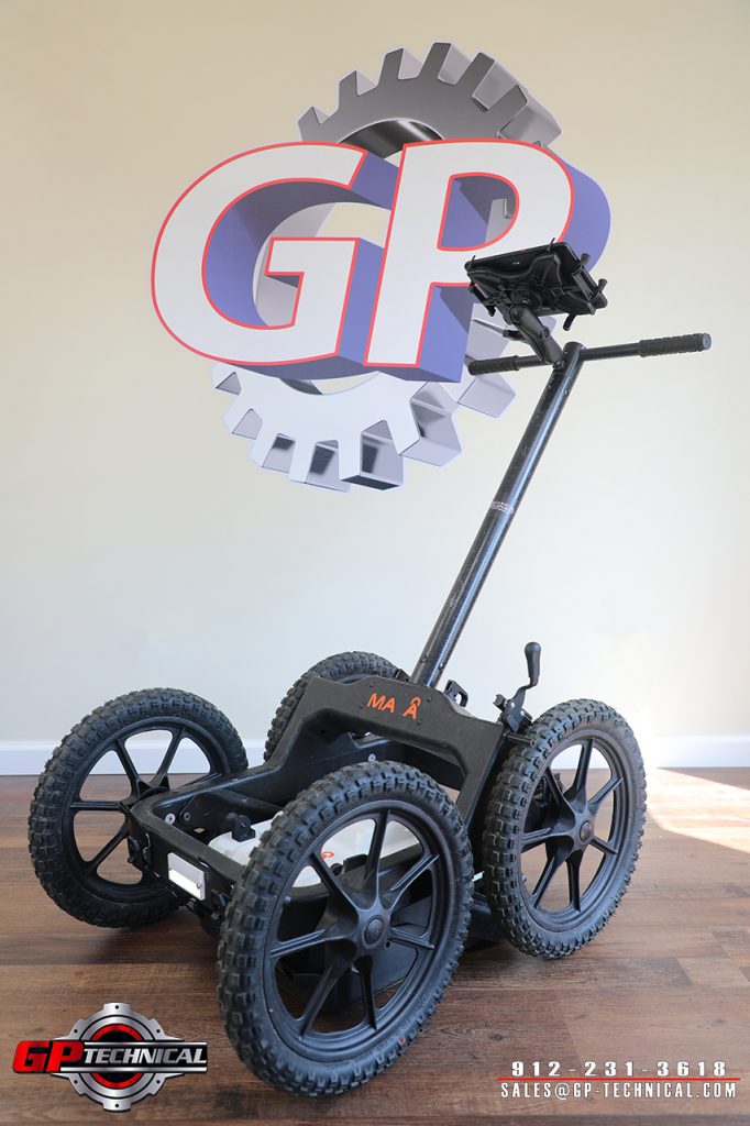 Mala Easy Locator Core Intelligent GPR Kit w/Rough Terrain Cart & Tablet - GP Technical