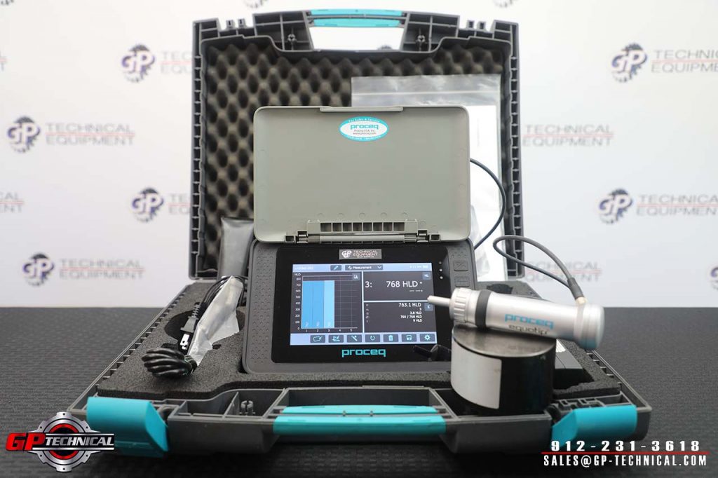 Proceq Equotip 550 Hardness Tester w/UCI Probe & Standard - GP Technical